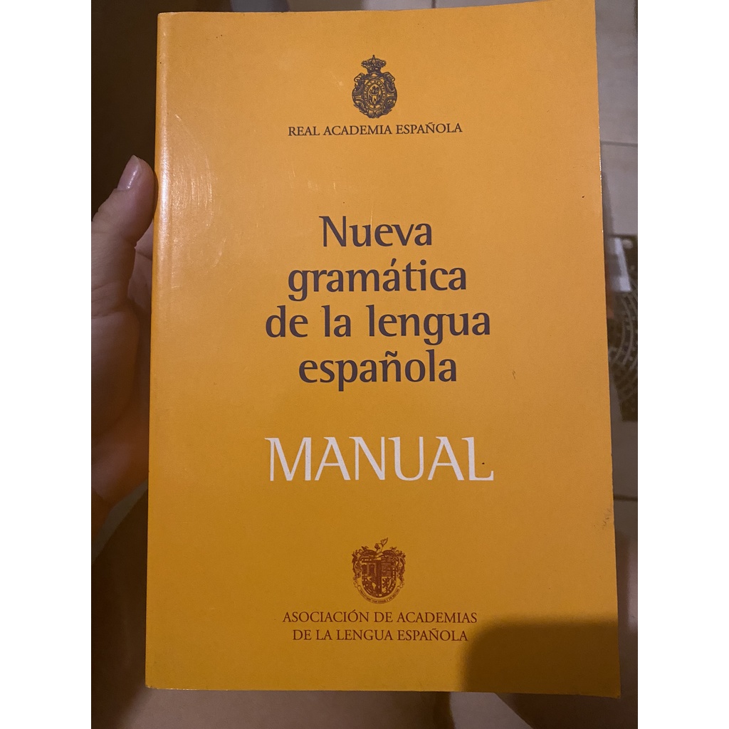 Nueva Gramatica de la Lengua Espanola Manual | Shopee Brasil