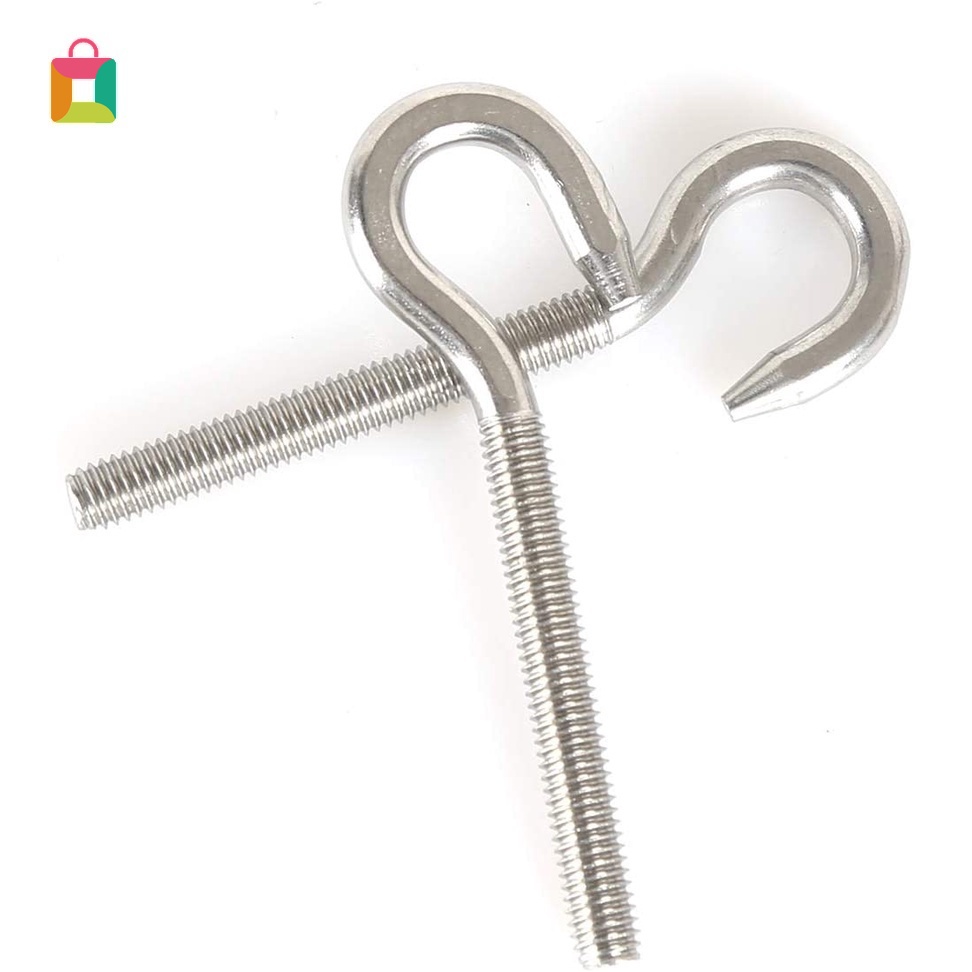 M4 M10 304 Stainless Steel Lifting Eye Bolts Hook Screw Bolt Lifting ...
