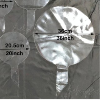 Balão bubble 36 polegadas bolha transparente 90 cm cheio bexiga bobo kit 5 unidades | Shopee Brasil