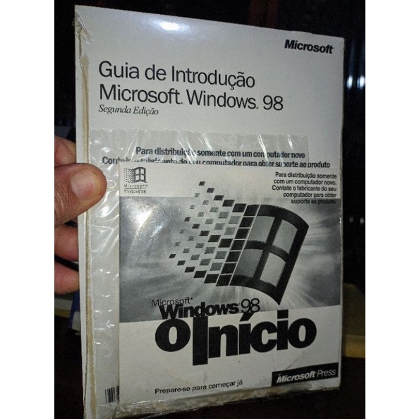 Windows 98 Box completo lacrado | Shopee Brasil