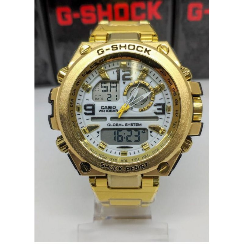 Relogio Masculino Casio G-shock Iron Man 2020 P/aço dourado/Preto ...