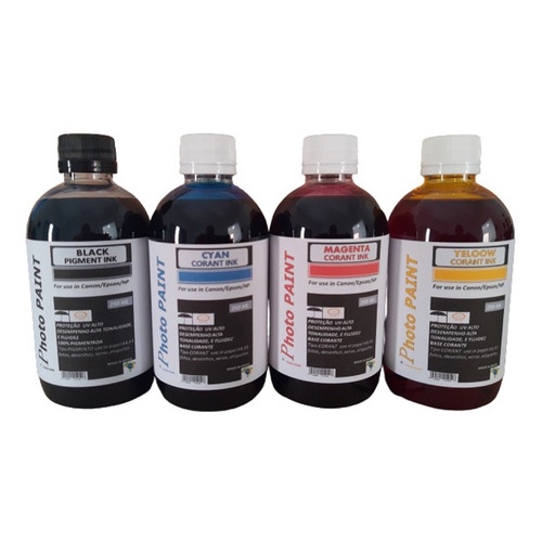 Tinta Ink Photo Paint Epson L4150 L4160 4 Unidades De 250ml | Shopee Brasil