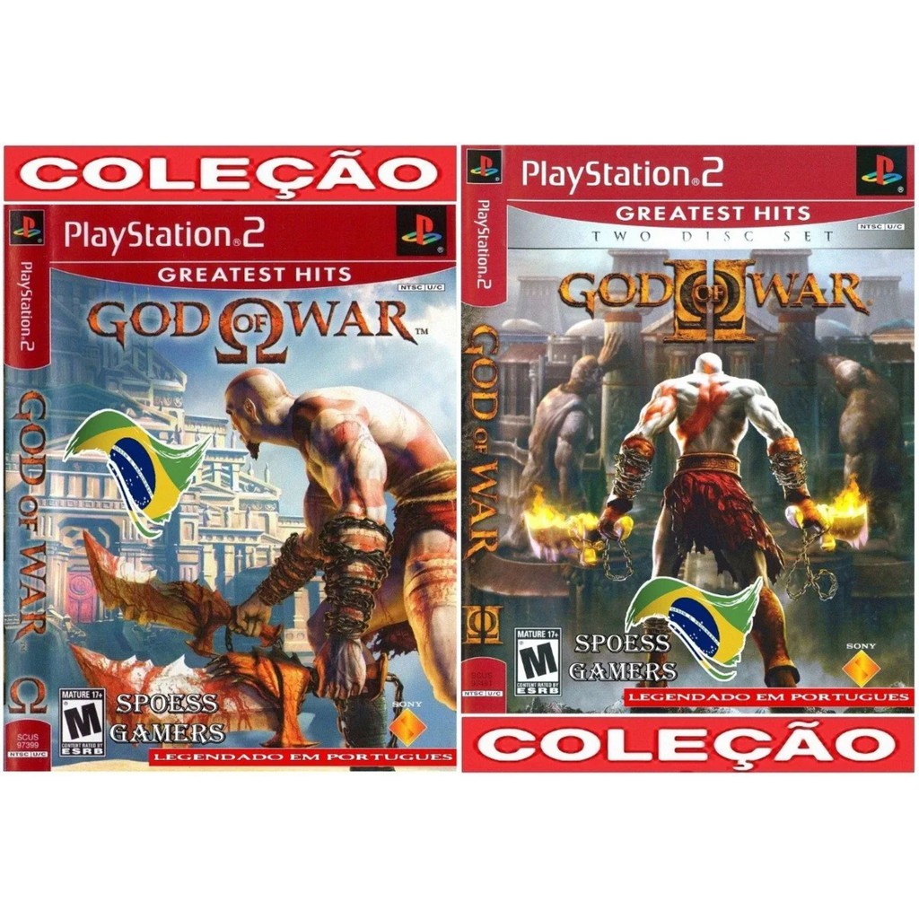 God Of War 1 E 2 Ps2 Legendado Português (2 Dvds) Patch Me - Escorrega ...