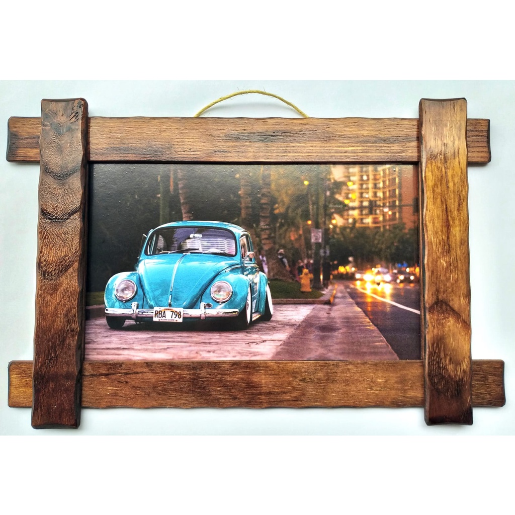 Quadro decorativo fusca | Shopee Brasil
