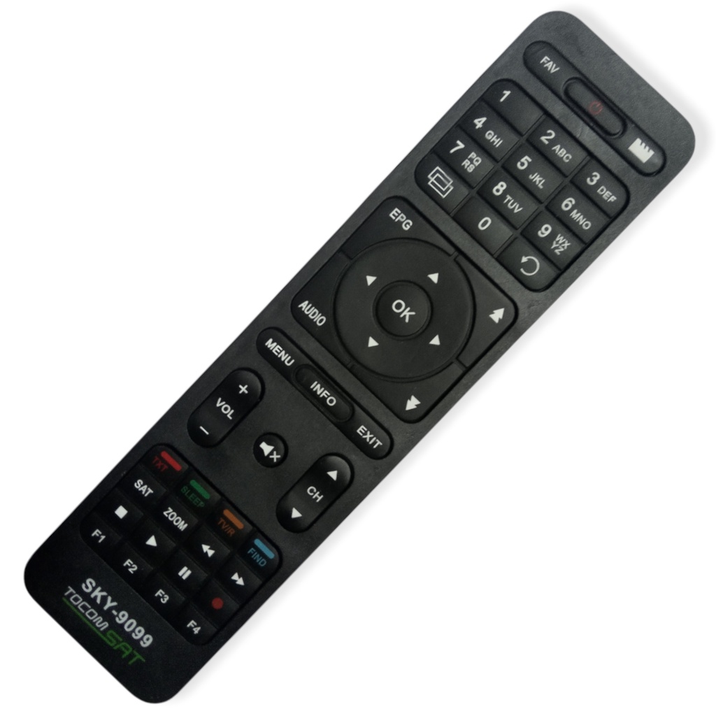 Controle remoto para receptor tocom sat festa hd wi-fi | Shopee Brasil