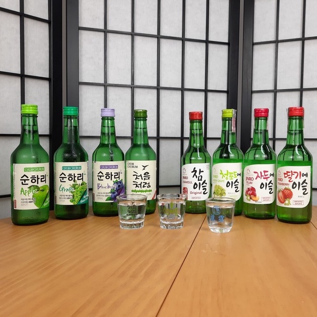 Soju Bebida Tradicional Coreana Importada Sabores Variados 360ml ...