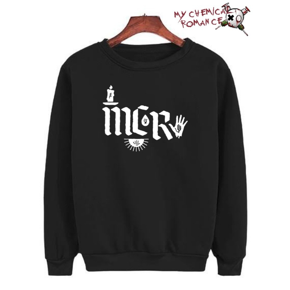 Blusa Moletom Gola Careca MCR - Casaco Unissex My Chemical Romance ...