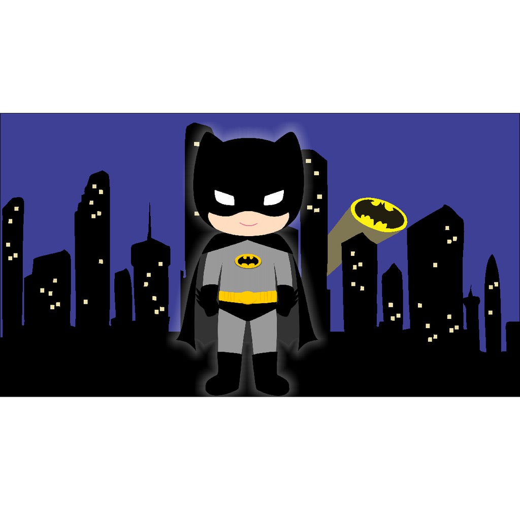 PAINEL EM LONA BATMAN BABY | Shopee Brasil
