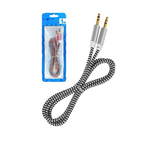 Cabo Auxiliar P2xP2 2 Linhas Conecte Seu Celular Ao Som | Shopee Brasil