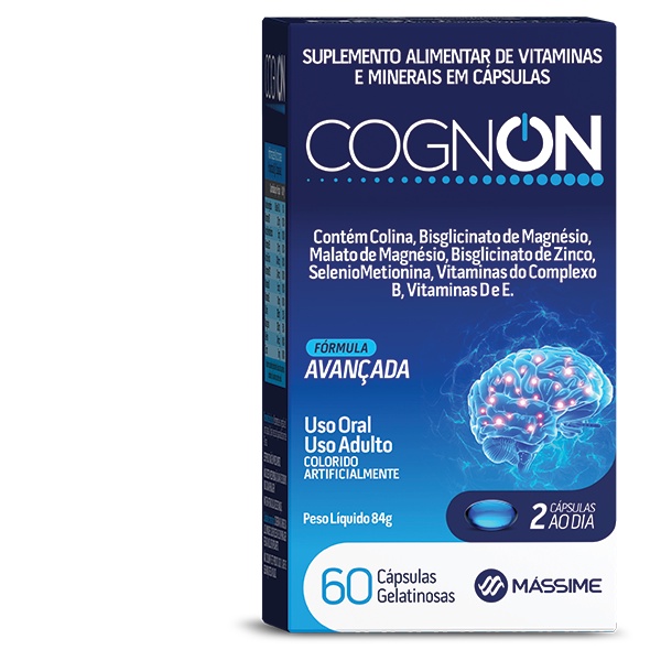 Suplemento Vitamínico Cognon 60 Cápsulas Gelatinosas | Shopee Brasil