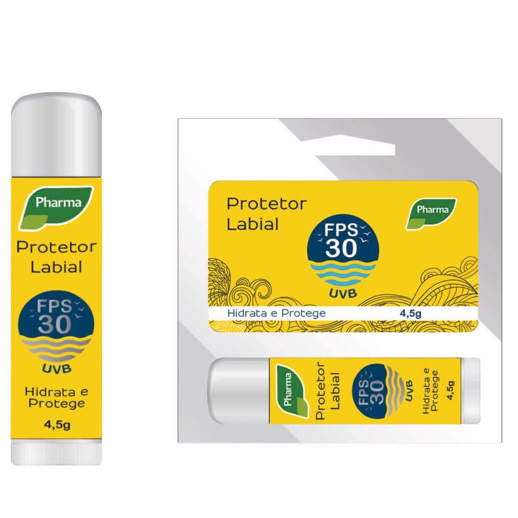 Protetor Labial Stick Fps 30 4,5g - Pharma - Promoção (envio Imediato ...