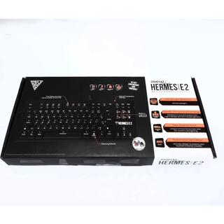 Teclado Gamer Gamdias Hermes E2 QWERTY-ABNT2 Switch BROWN - luz branca | Shopee Brasil
