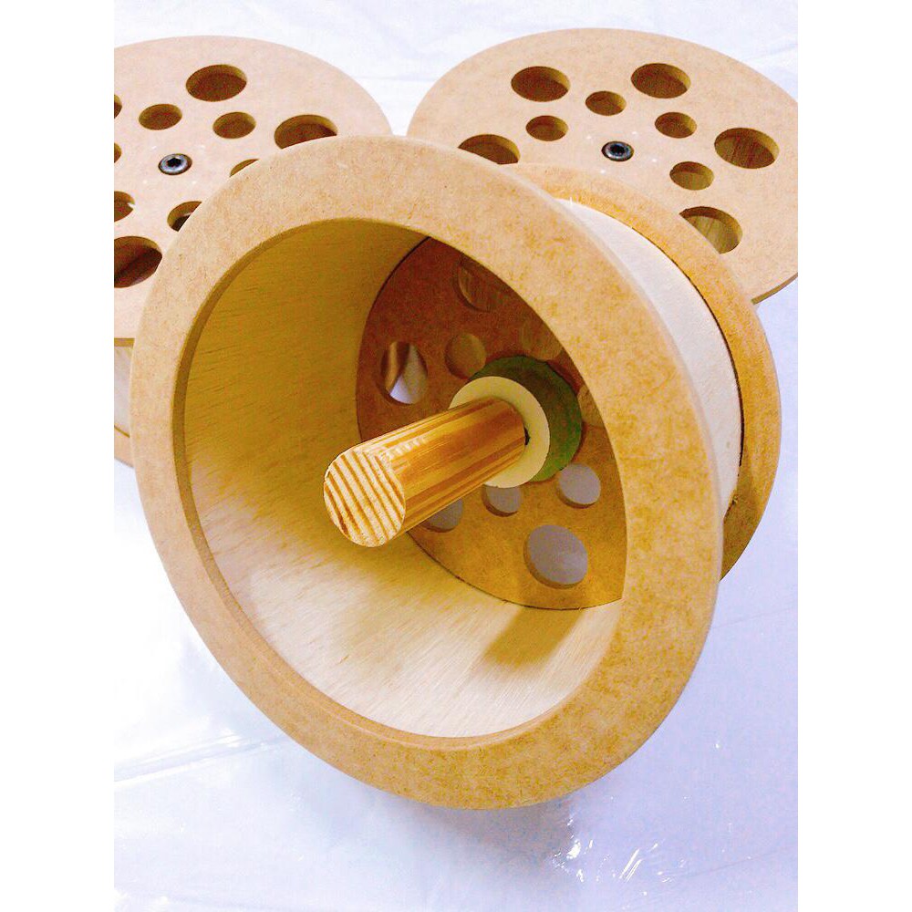 Carretilha de Pipa Madeira MDF 21cm 8 Polegadas Corte a Laser com ...