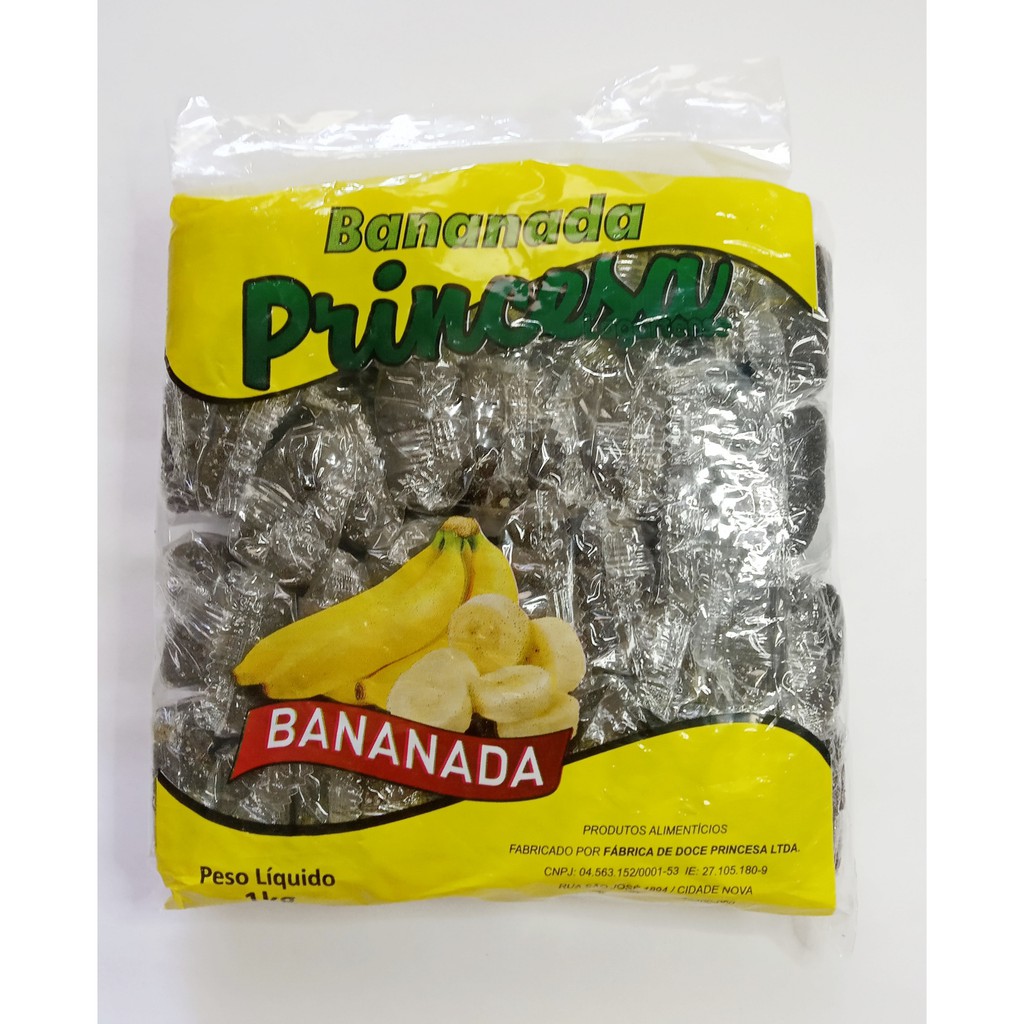 NEGO BOM 360g Doce de BANANA 20 unidades | Shopee Brasil
