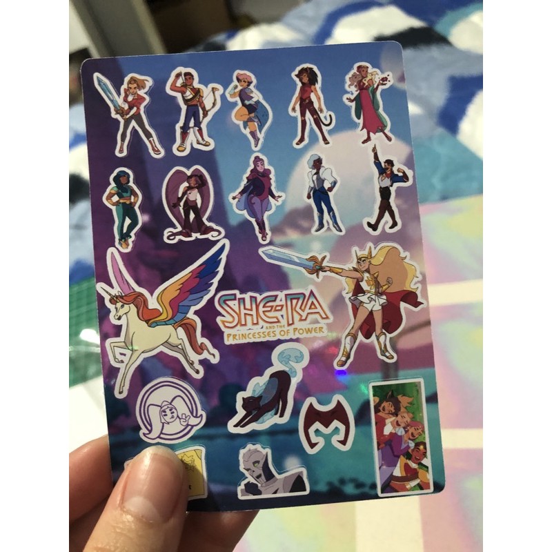Cartela de Adesivos/Stickers She-ra (reboot) | Shopee Brasil