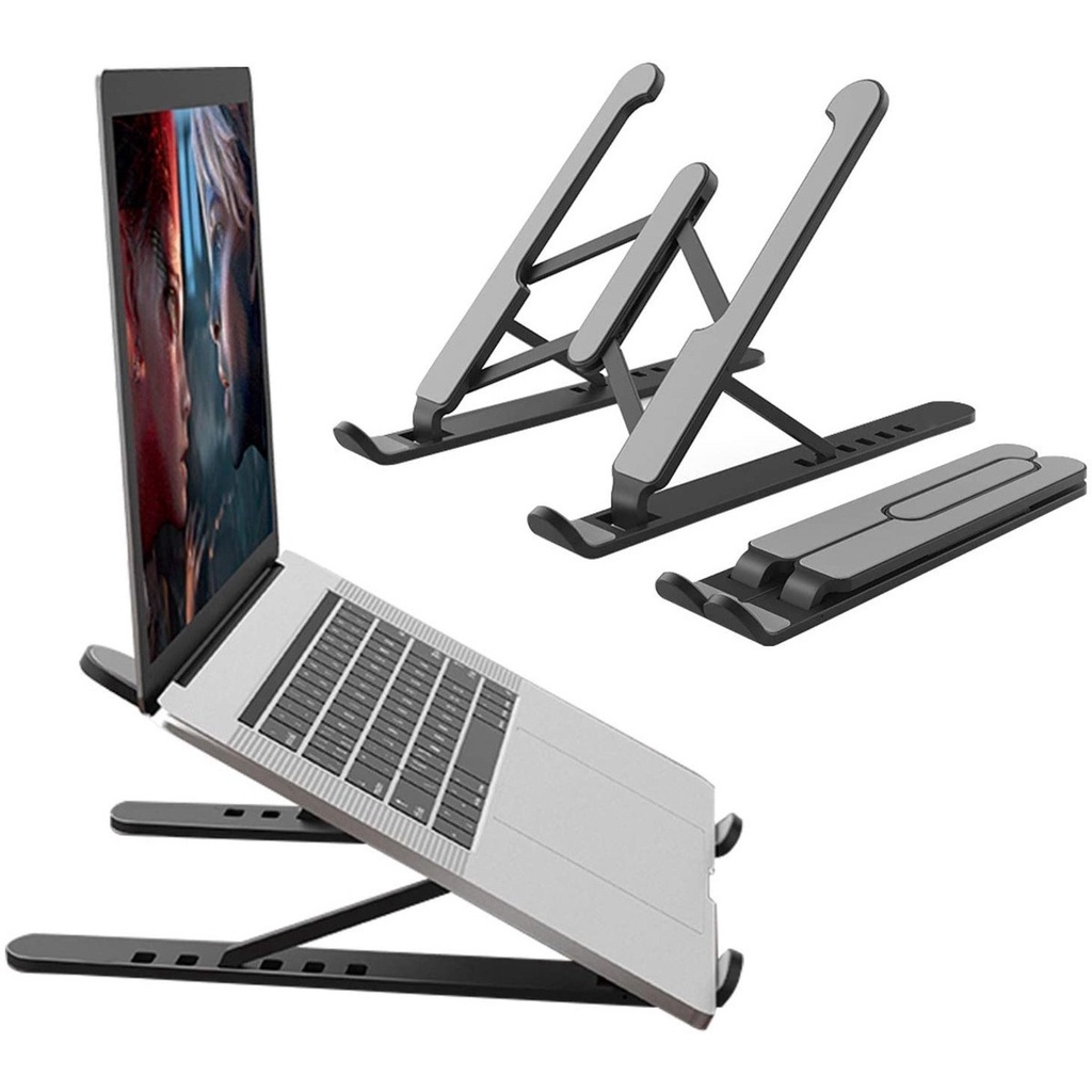 Suporte De Mesa P/ Notebook Dobravel Ergonomico Retratil | Shopee Brasil
