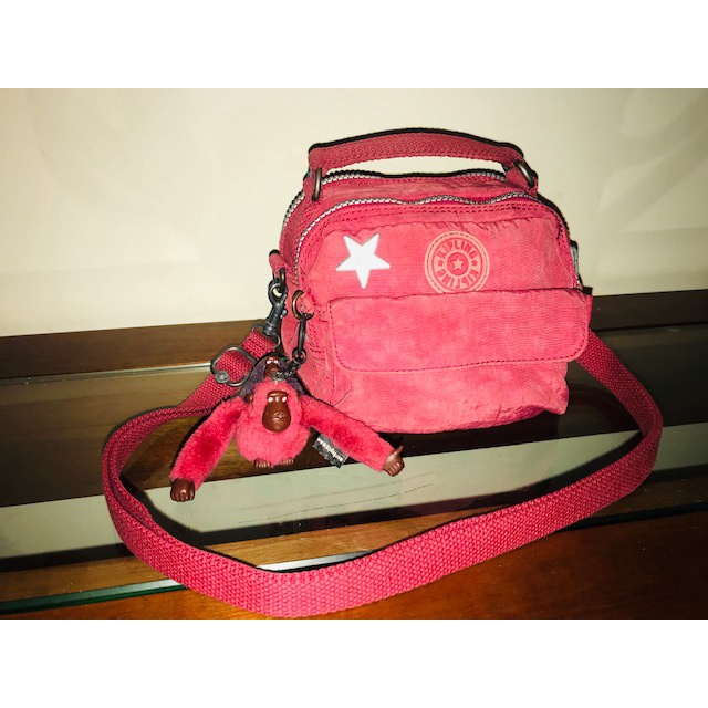 ENTRE EM CONTATO ANTES DE COMPRAR! Bolsa 4 Em 1 Rosa Puck Kipling ...
