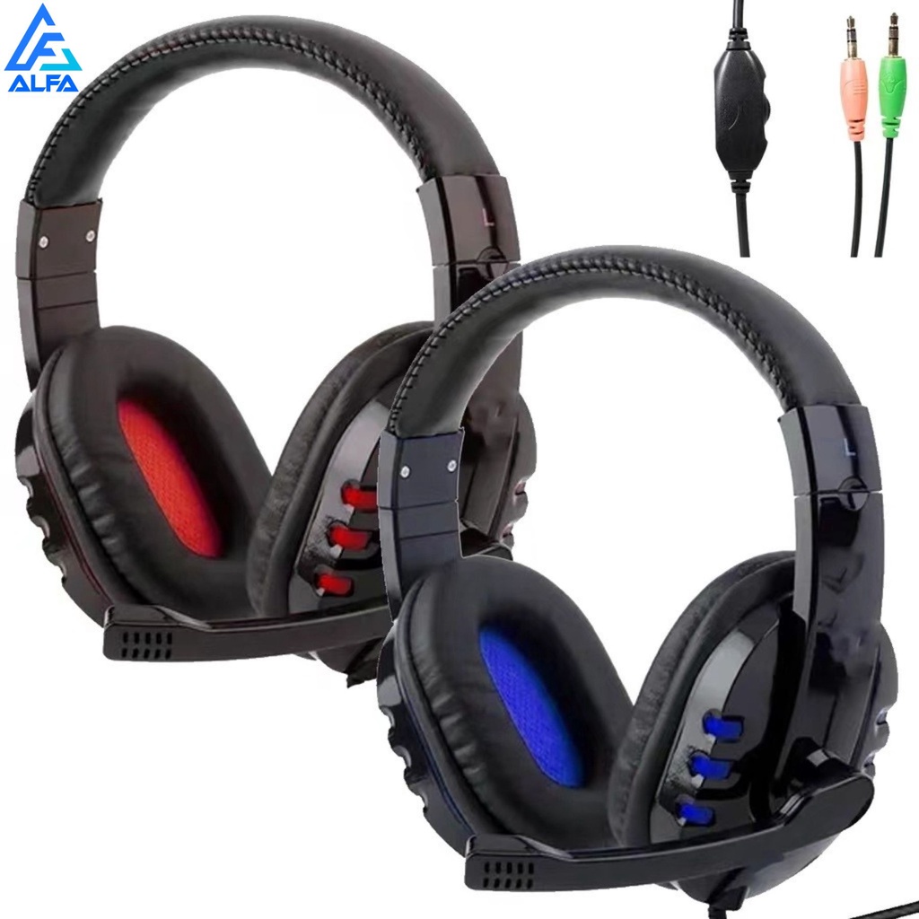 Fone Gamer A-302 P2 Microfone HeadPhone HeadSet Para Ps4 De Jogo ...
