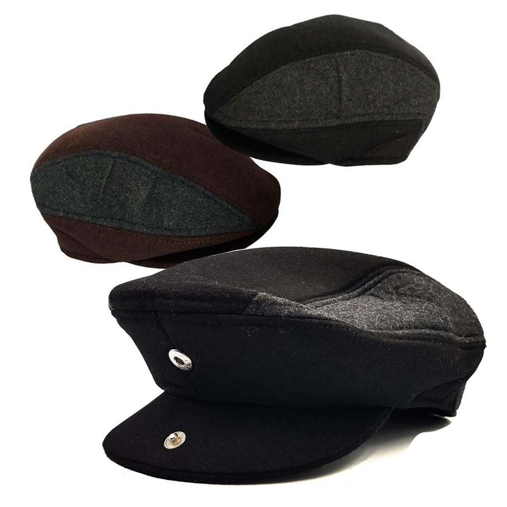Boina Bone Masculina Modelo Italiana Tecido Macio Com Botao | Shopee Brasil