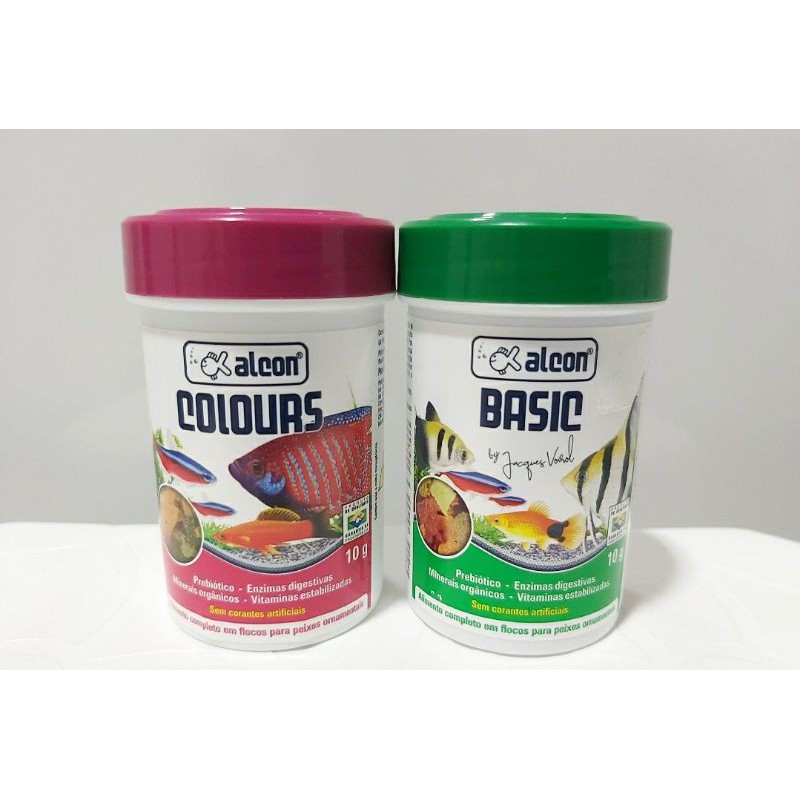 Kit Com 1 Alcon Basic 10g 1 Alcon Colours 10g | Shopee Brasil