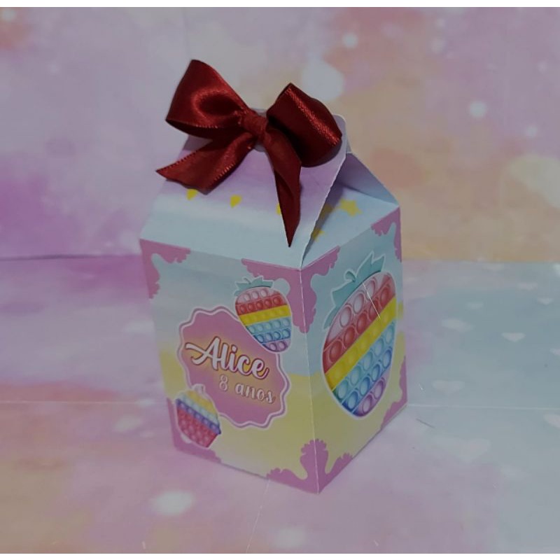 Caixa Milk Fidget Toys Menina | Shopee Brasil