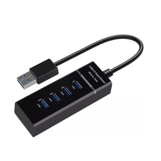 Expansor Hub Usb 3.0 4 Portas Com Led Super Rápido 5.0 Gbps | Shopee Brasil