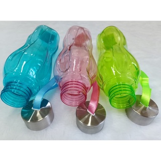 Garrafa / Squeeze De Plastico Pet Com Tampa De Inox + Alca Colors 630ml (gr6001) | Shopee Brasil