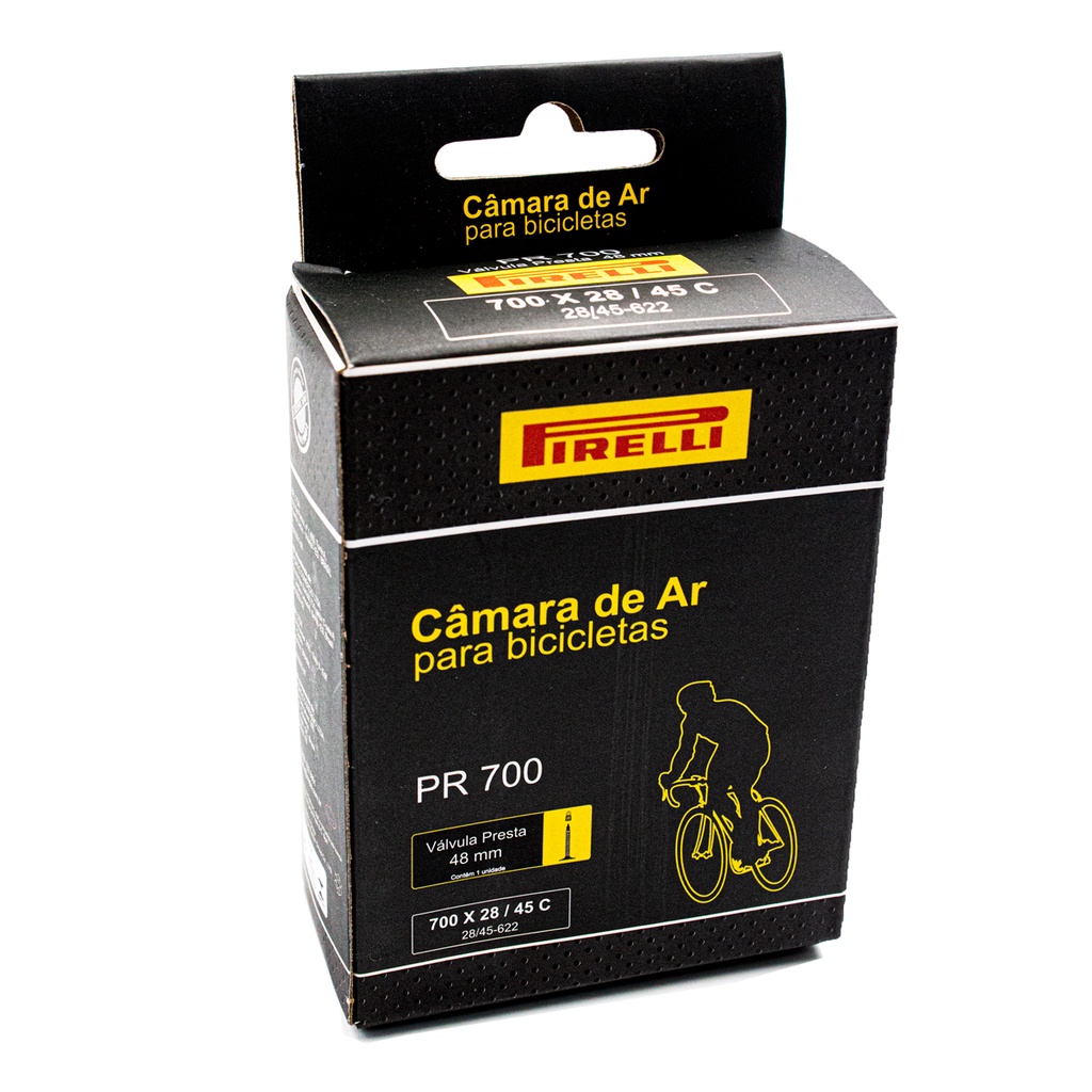 Camara De Ar Pirelli 700x28/45c Valvula Presta 48mm | Shopee Brasil