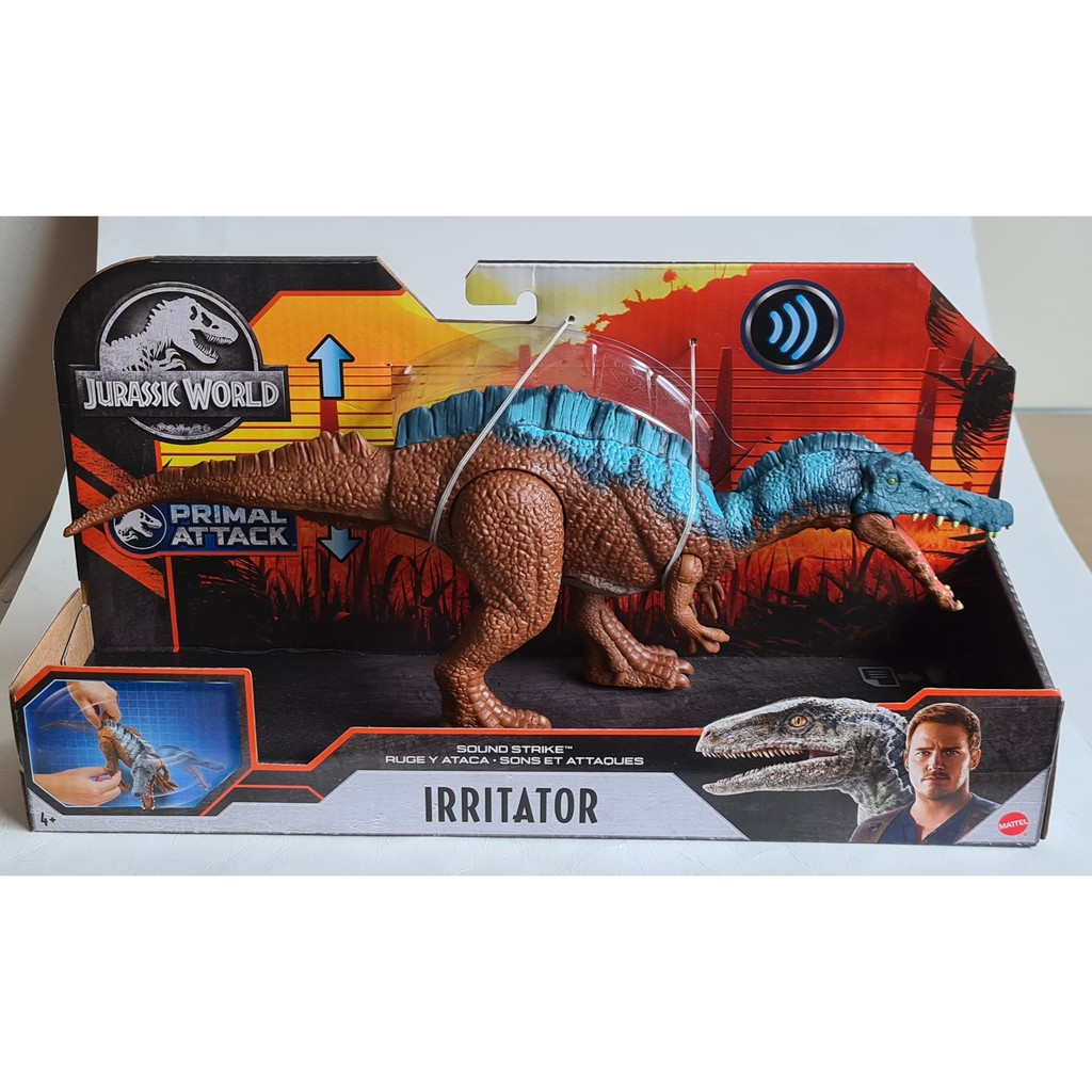 Jurassic World Irritator Primal Attack com som Mattel | Shopee Brasil