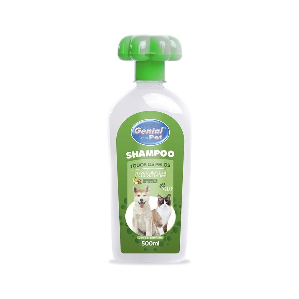 Genial Pet Shampoo Todos Pelos Frutas 500ml | Shopee Brasil