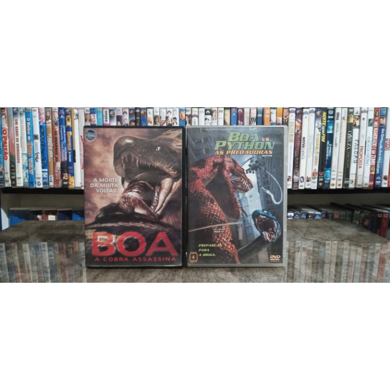 Dvds Combo Filme Boa: A Cobra Assassina e Boa Vs. Python: As Predadoras ...