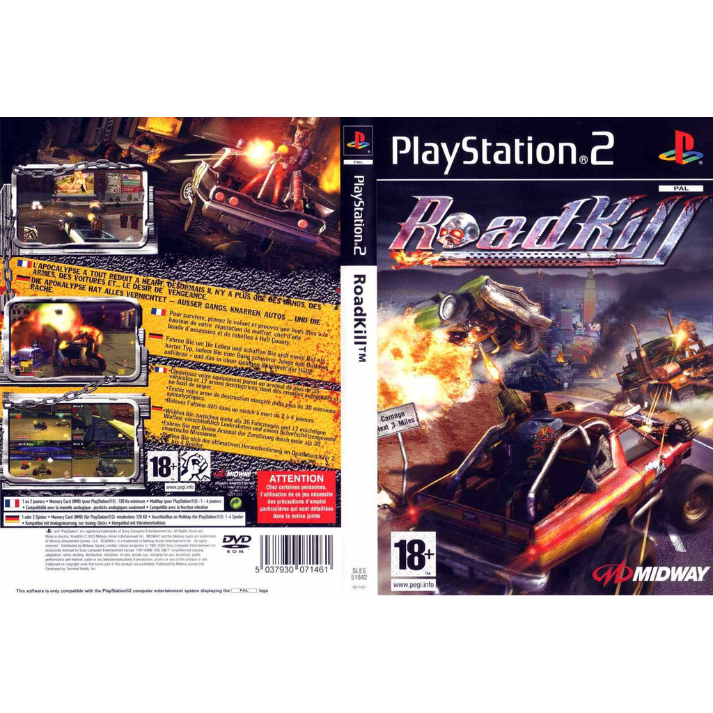 Jogo RoadKill PS2 | Shopee Brasil