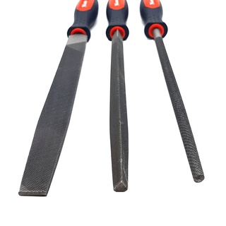 Lima para Ferro Cutelaria kit com 3 Bastarda Redonda Chata e triangular 8 polegadas | Shopee Brasil