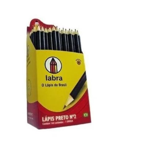lapis preto numero 2 labra pacote com 24 | Shopee Brasil
