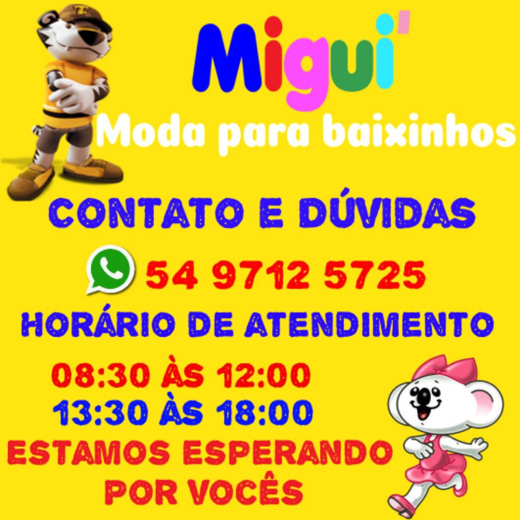Migui´Moda para Baixinhos, Loja Online | Shopee Brasil
