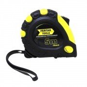 Trena Emborrachada 5m X 19mm Fertak Tools | Shopee Brasil