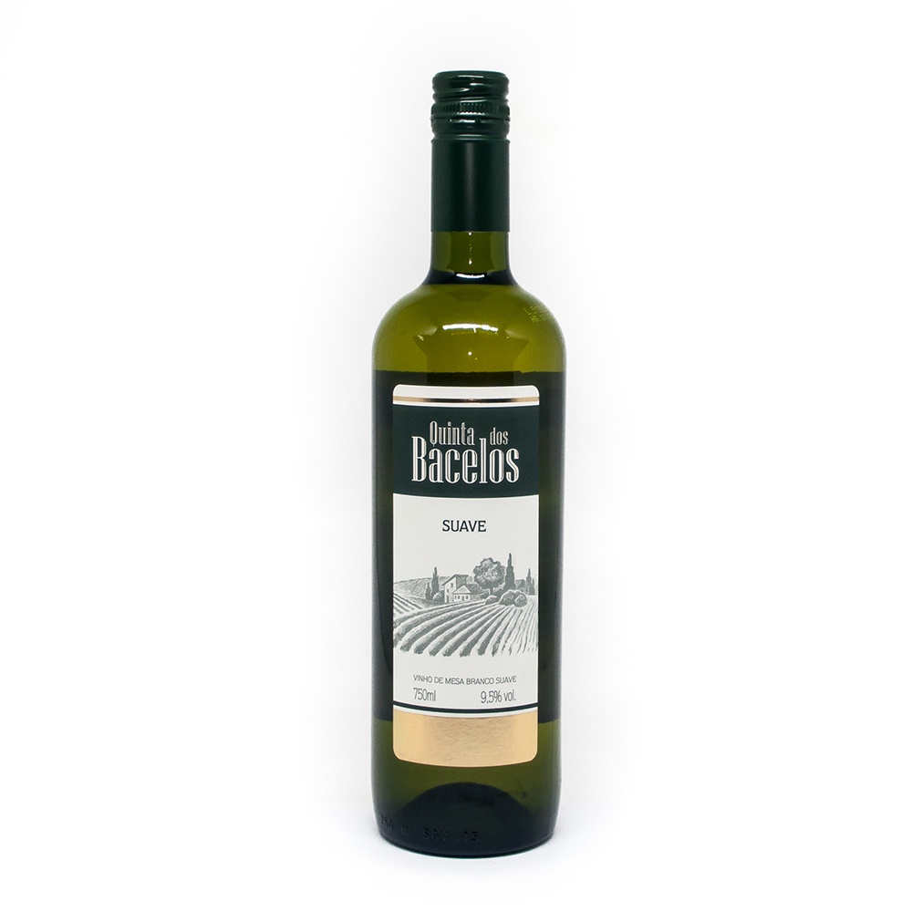 Vinho Quinta dos Bacelos Brasil de Mesa Branco Suave 750ml | Shopee Brasil
