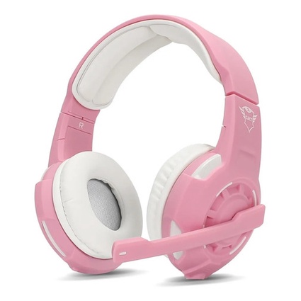 Headset Gamer Trust Gxt 310p Radius Rosa Pink Edition | Shopee Brasil