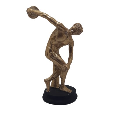 Escultura Grega Estátua Discóbolo (o Lançador De Disco) Em Resina ...