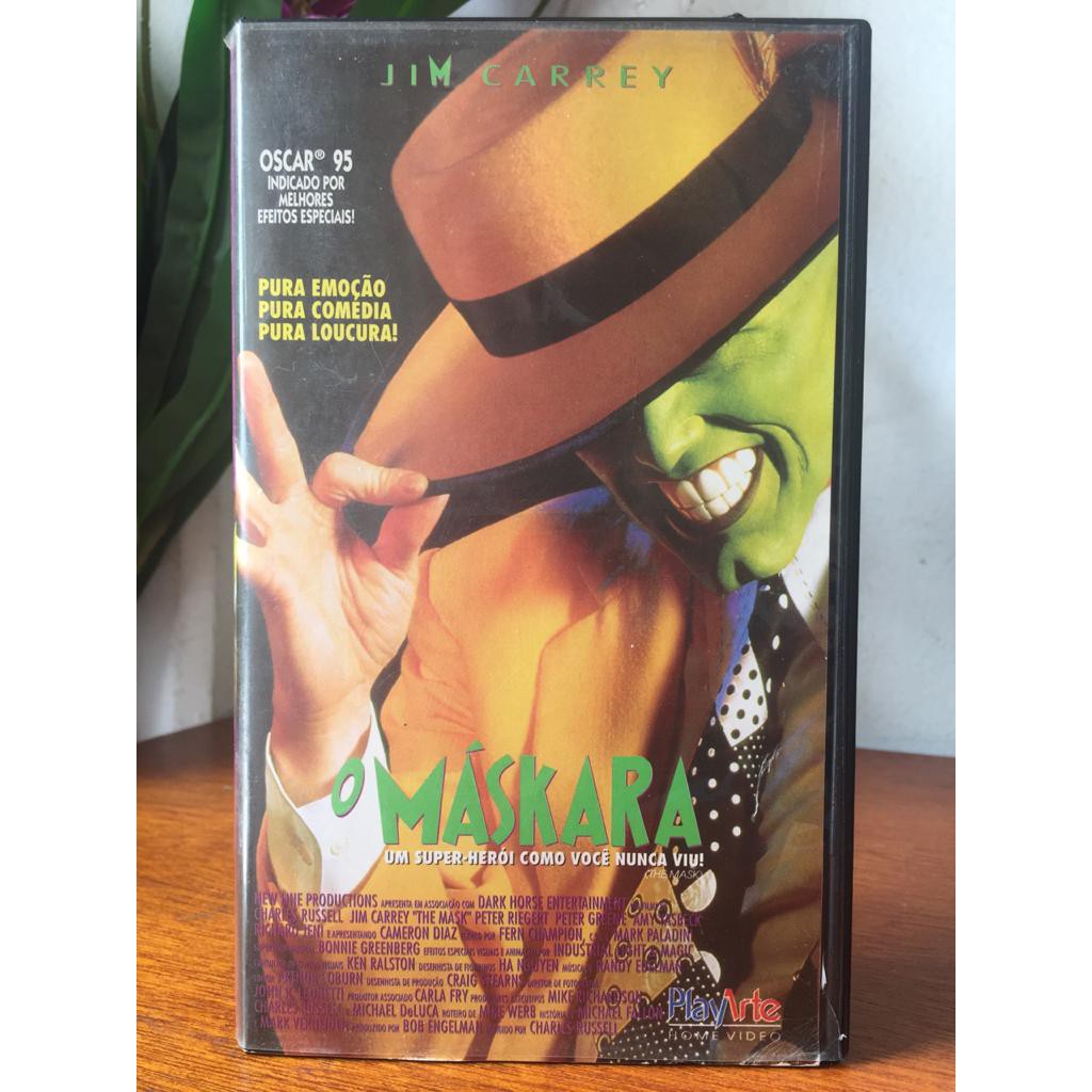 Filme VHS O Máskara - The Mask - Com Jim Carrey - Faz a Boa!