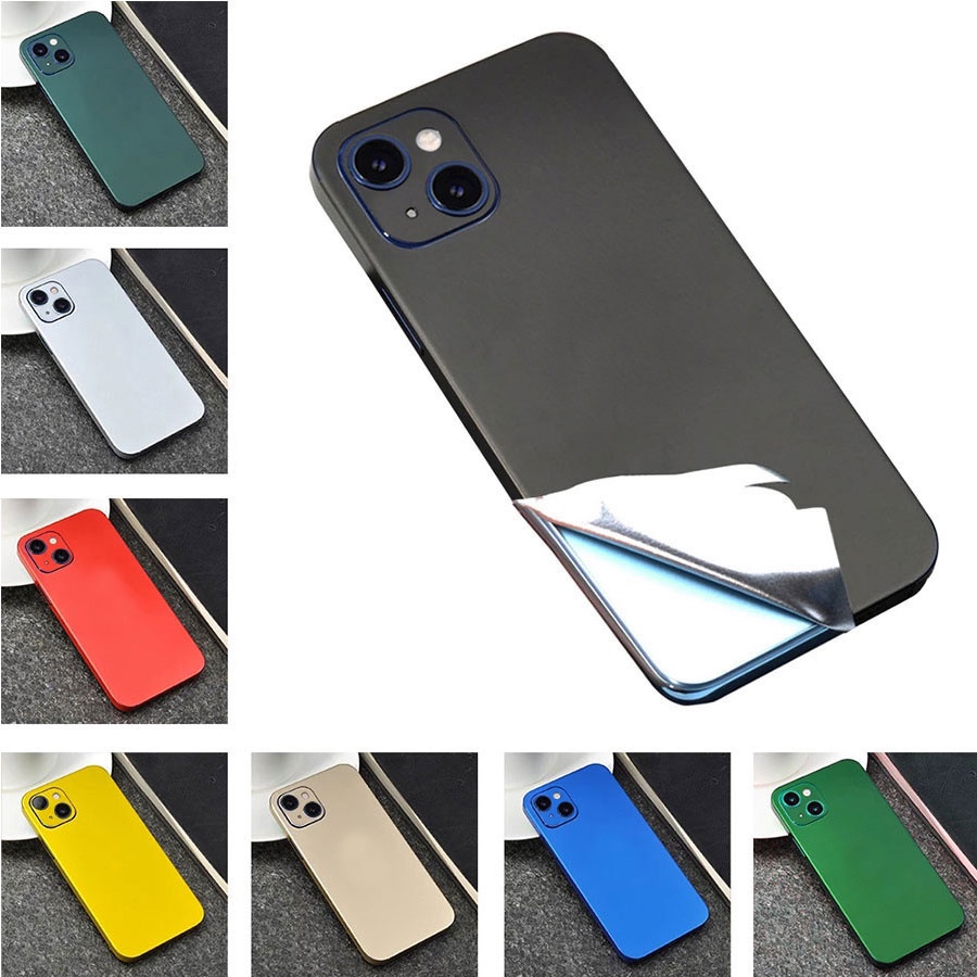 For iPhone 13 12 Pro Max 13 12 mini Ice Film Full Wrap Skin Back Cover ...