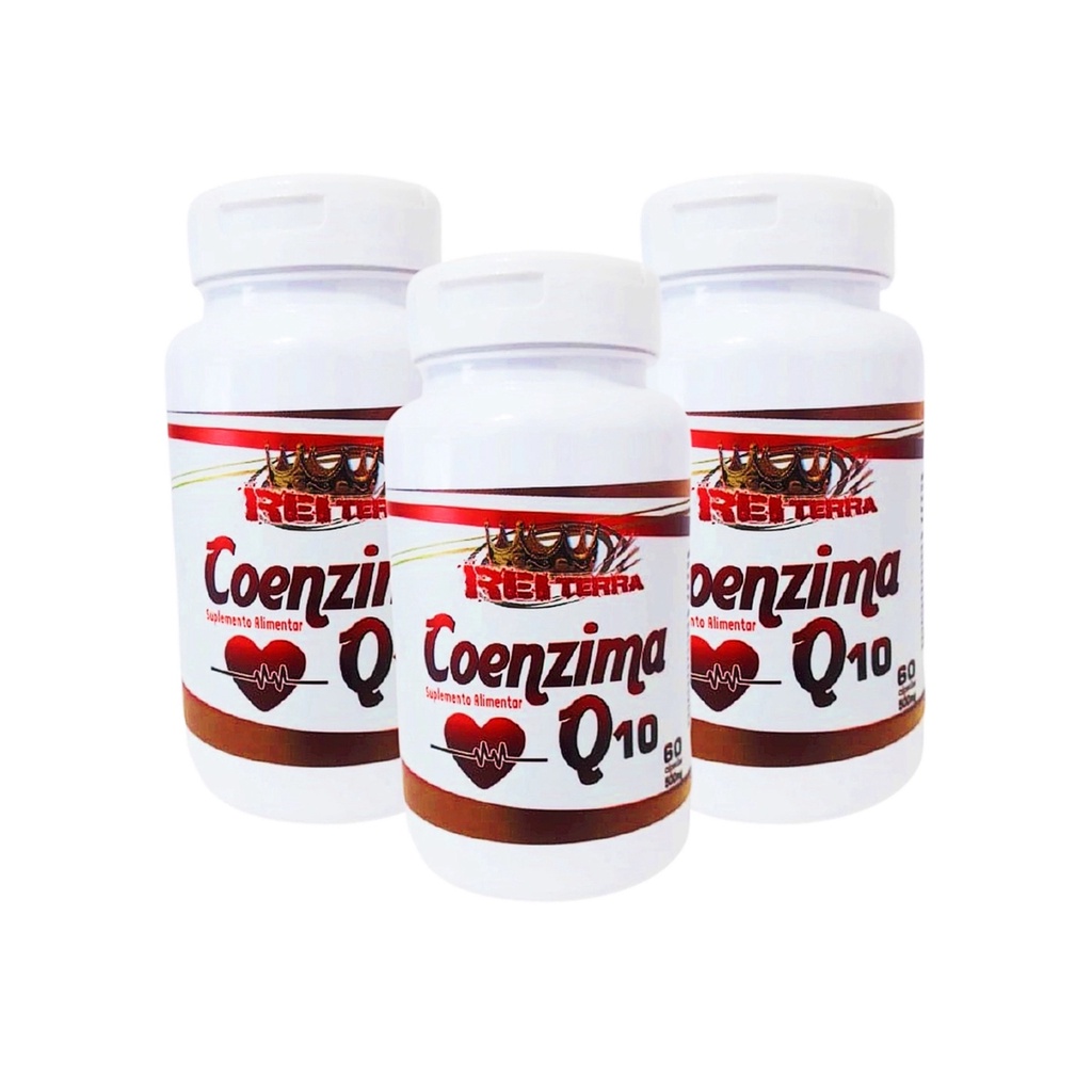 Kit 3 Coenzima Q10 60 Capsulas 500mg | Shopee Brasil