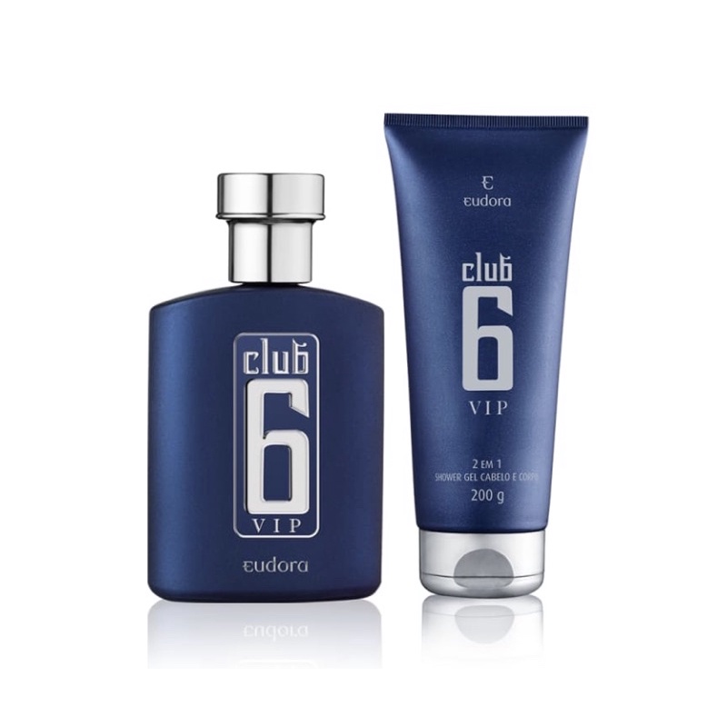 Club 6 Vip Eudora Perfume 95ml e shower gel 200g - Escorrega o Preço