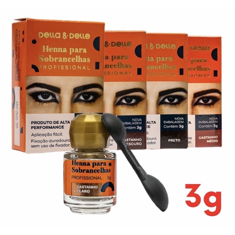 Della E Delle Henna 3g | Shopee Brasil