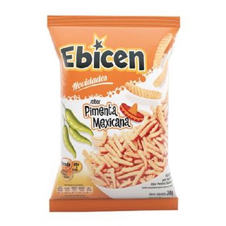 Kit 5un ou 10un Salgadinho Ebicen Glico Snack Assado 30~40g - Escolha o ...
