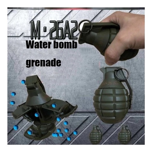 Granada Airsoft M26a2 Bb's Funcional, Reutilizável ação por mola ...