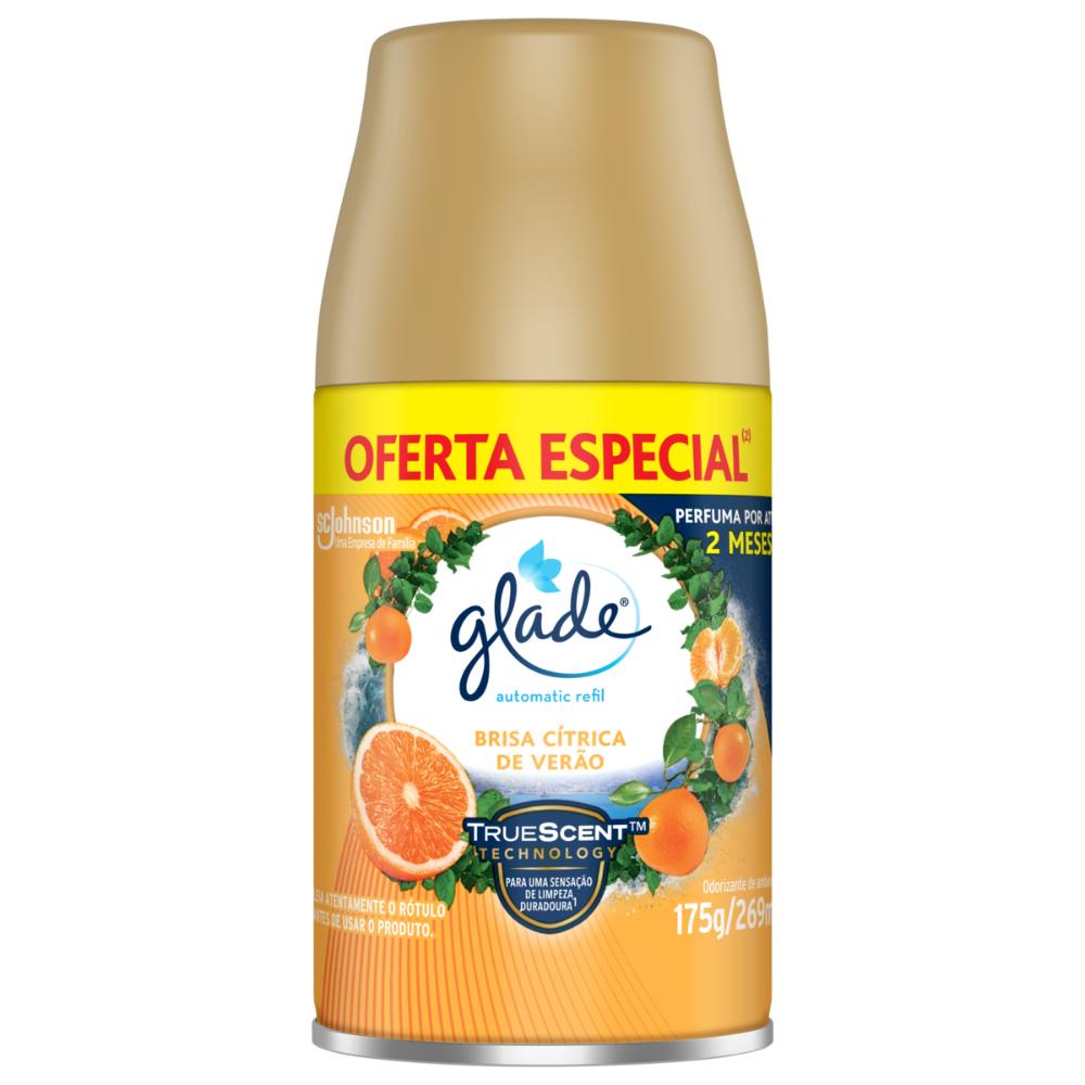 Odorizador de Ambiente Automatic Glade Citrus 269ml + refil | Shopee Brasil