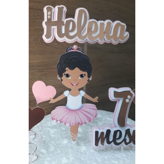 Topo Topper De Bolo Bailarina Shopee Brasil