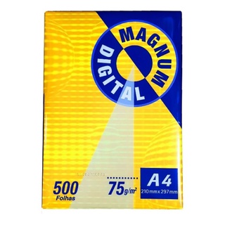 Papel Sulfite Magnum Digital Suzano A4 75G 500 Folhas | Shopee Brasil