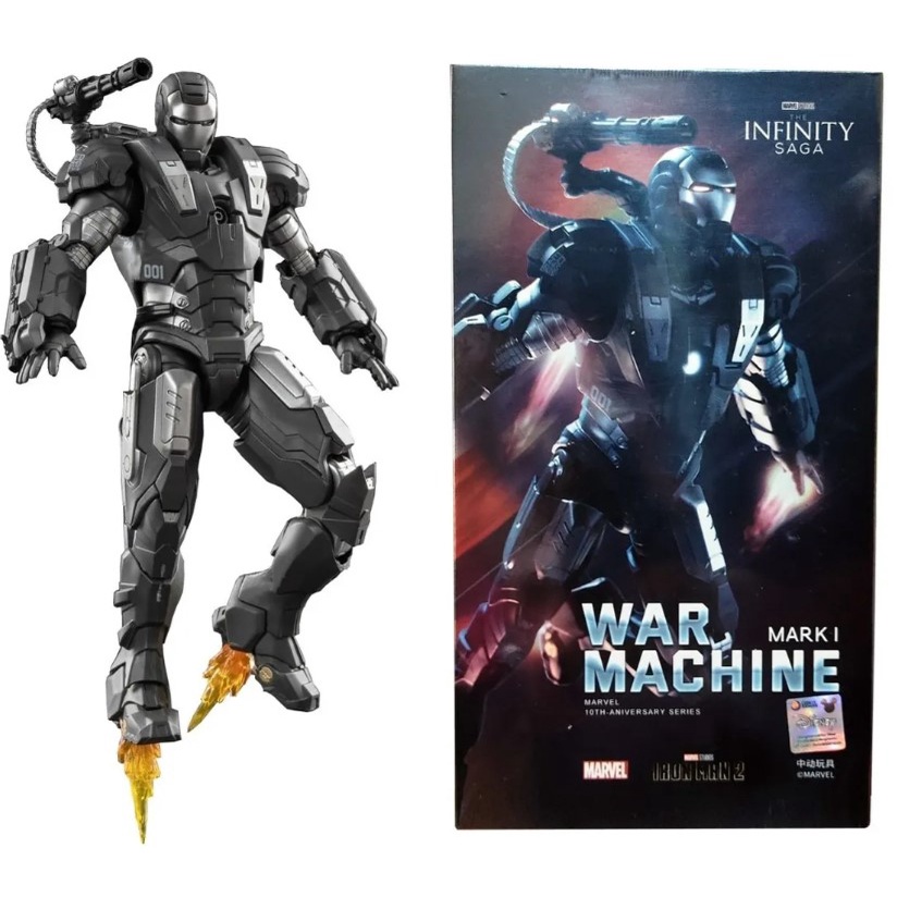 Boneco Warmachine Zd Toys Mark 1 War Machine Homem Ferro | Shopee Brasil